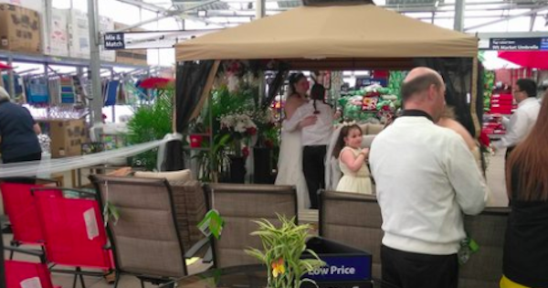 True Love Is Getting Married At The Walmart