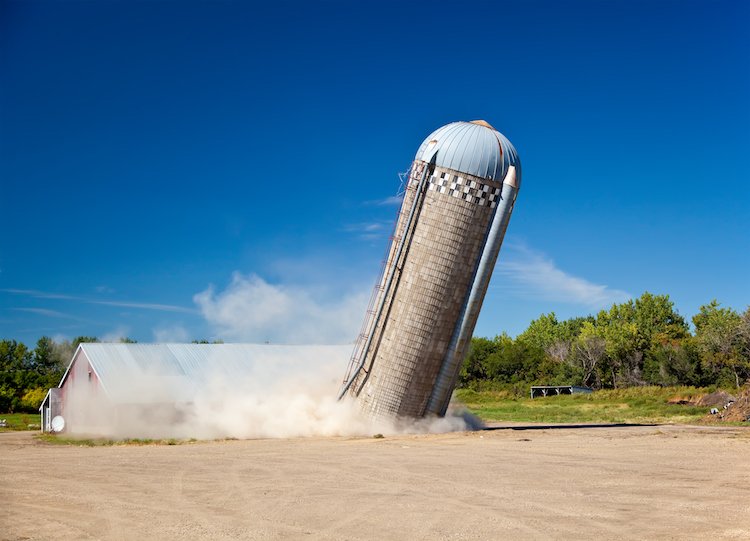 Silo Demolition In Denmark Fails, Takes Out A Library