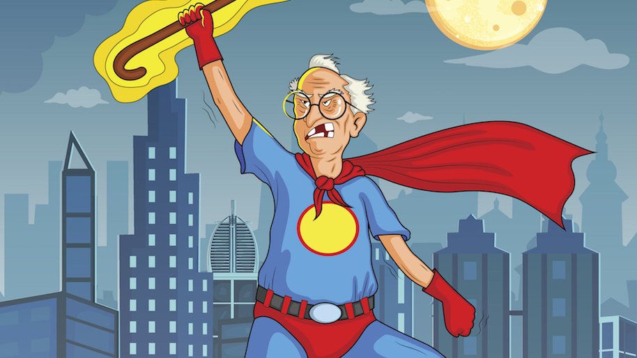 Hero Grandpa Saves Day By Tripping Armed Robber