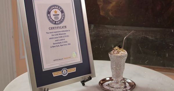 The World's Most Expensive Milkshake Costs $100