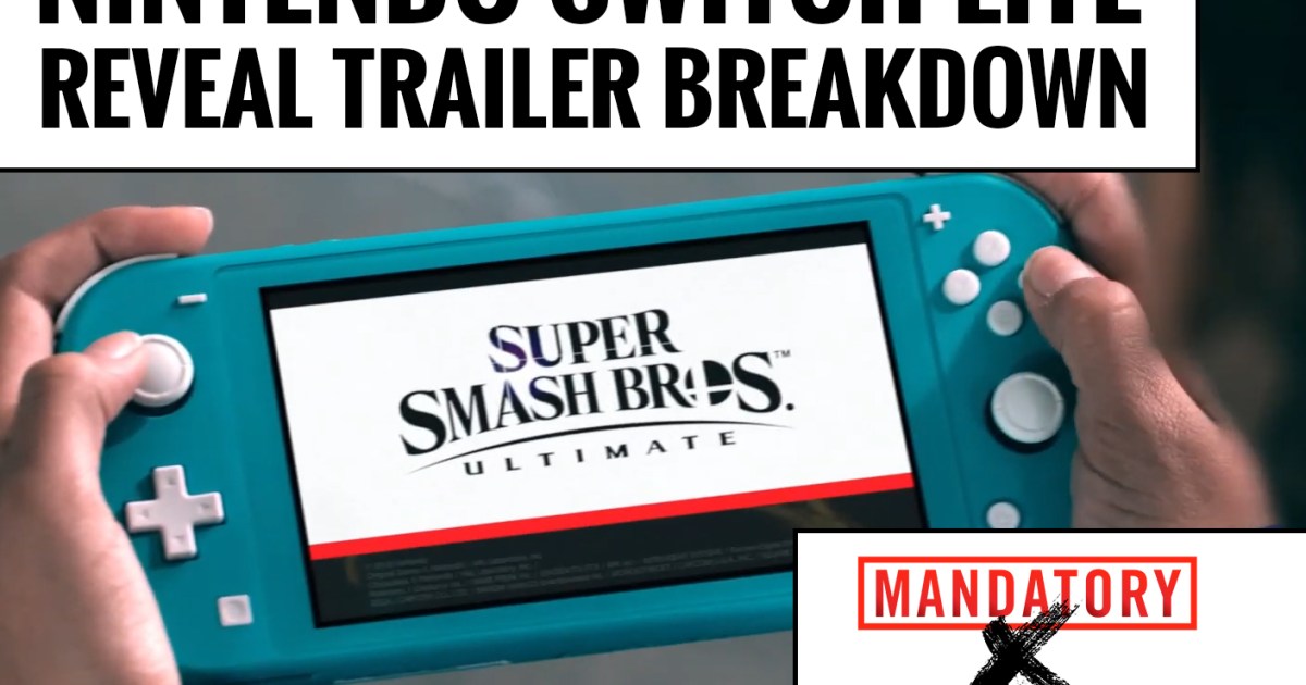Nintendo Switch LITE Reveal Trailer Breakdown | GameRevelations - Mandatory
