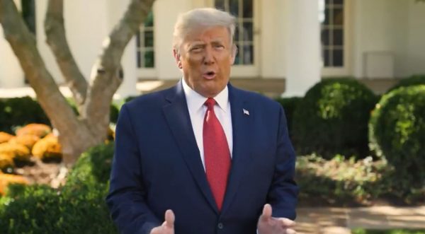 Trump Nearly Rocking Blackface in Rose Garden Speech, Bronzer Starting ...