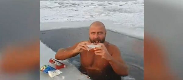 Meanwhile in Russia: Man Enjoys His Winter of Discontent, Eats Frozen ...