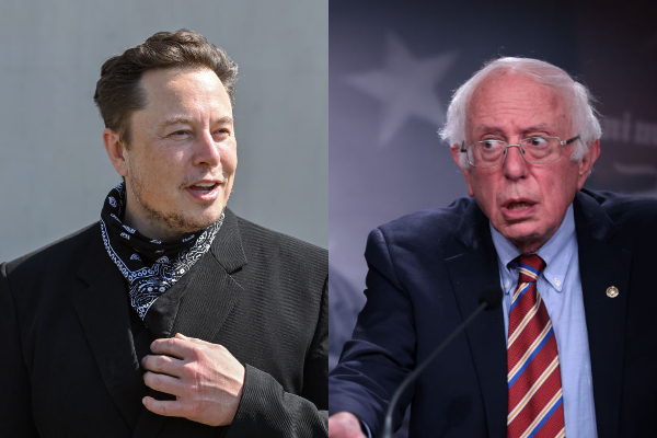 Twitter Takes Sides in the Battle Between Elon Musk and Bernie Sanders ...