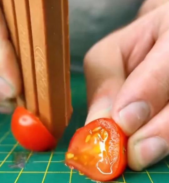 Meanwhile on Instagram: Watch Kit Kat Bar Transform Into Razor-Sharp ...