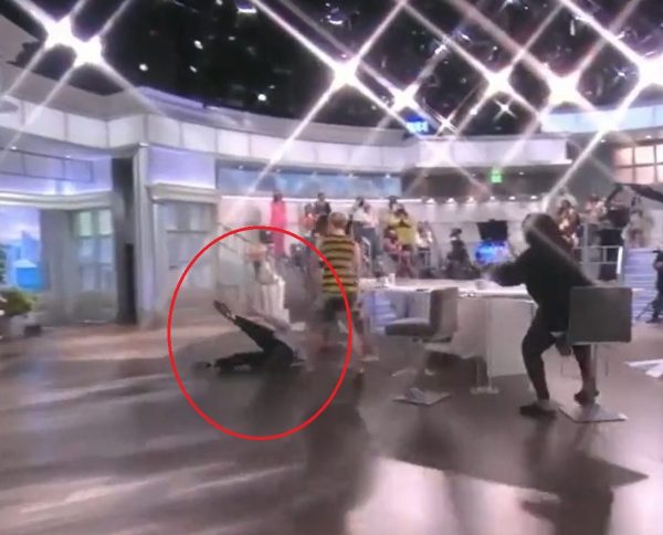 Watch Joy Behar Hilariously Fall Off Her Chair During Live Show
