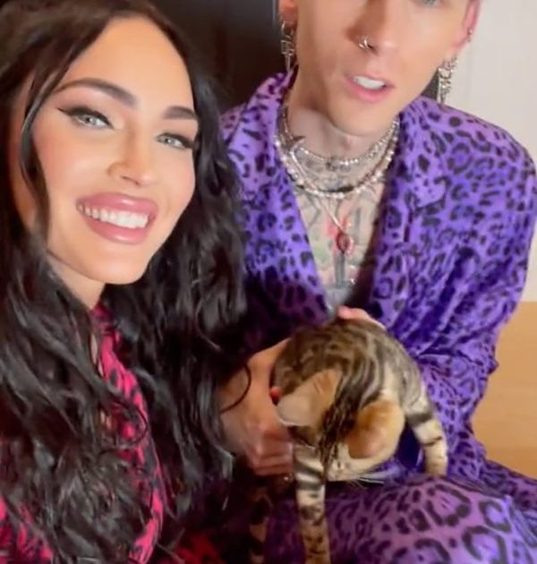 Machine Gun Kelly and Megan Fox Show Off New Cat on TikTok