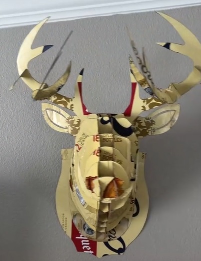 Meanwhile on TikTok: The Beer Deer Turns Your Empties Into Art