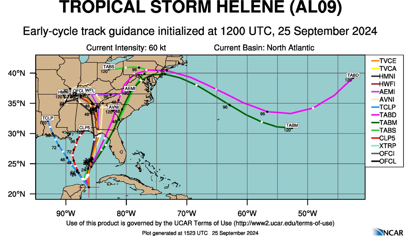 Here's What Time Hurricane Helene Will Likely Make Landfall in Florida ...