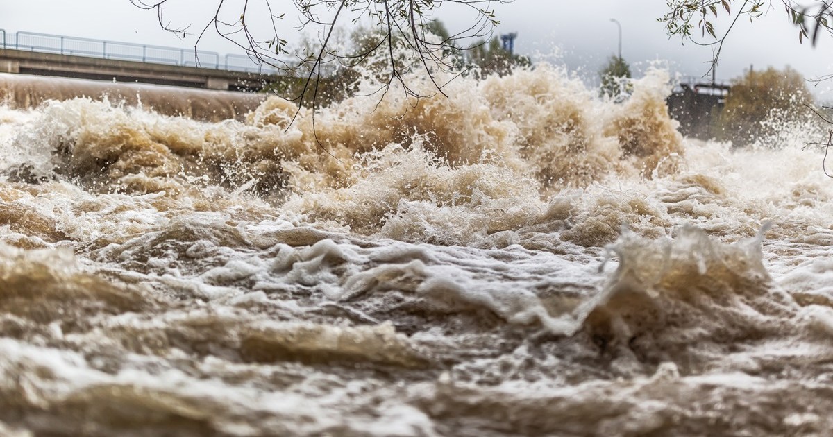 Waterville Dam Break Causing Newport Flooding From Hurricane Helene ...