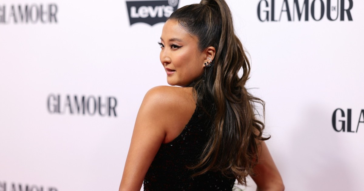 Ashley Park Goes for Risqué Cutout Gown for Awards Night - Mandatory