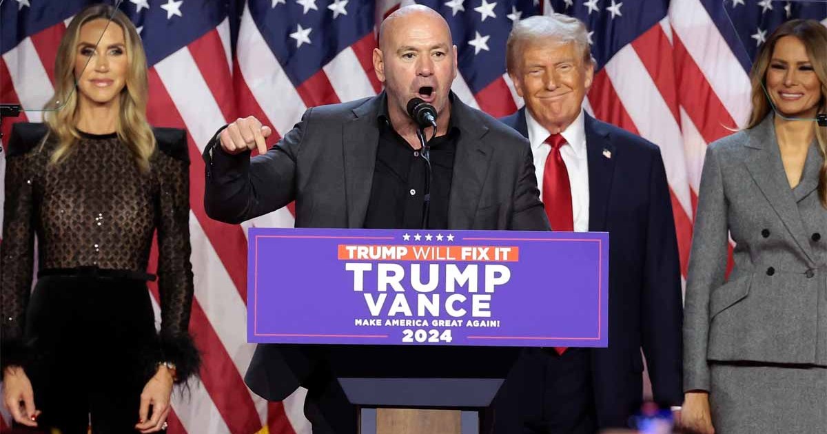 Dana White Thanks Joe Rogan in Donald Trump Election Victory Speech - Mandatory