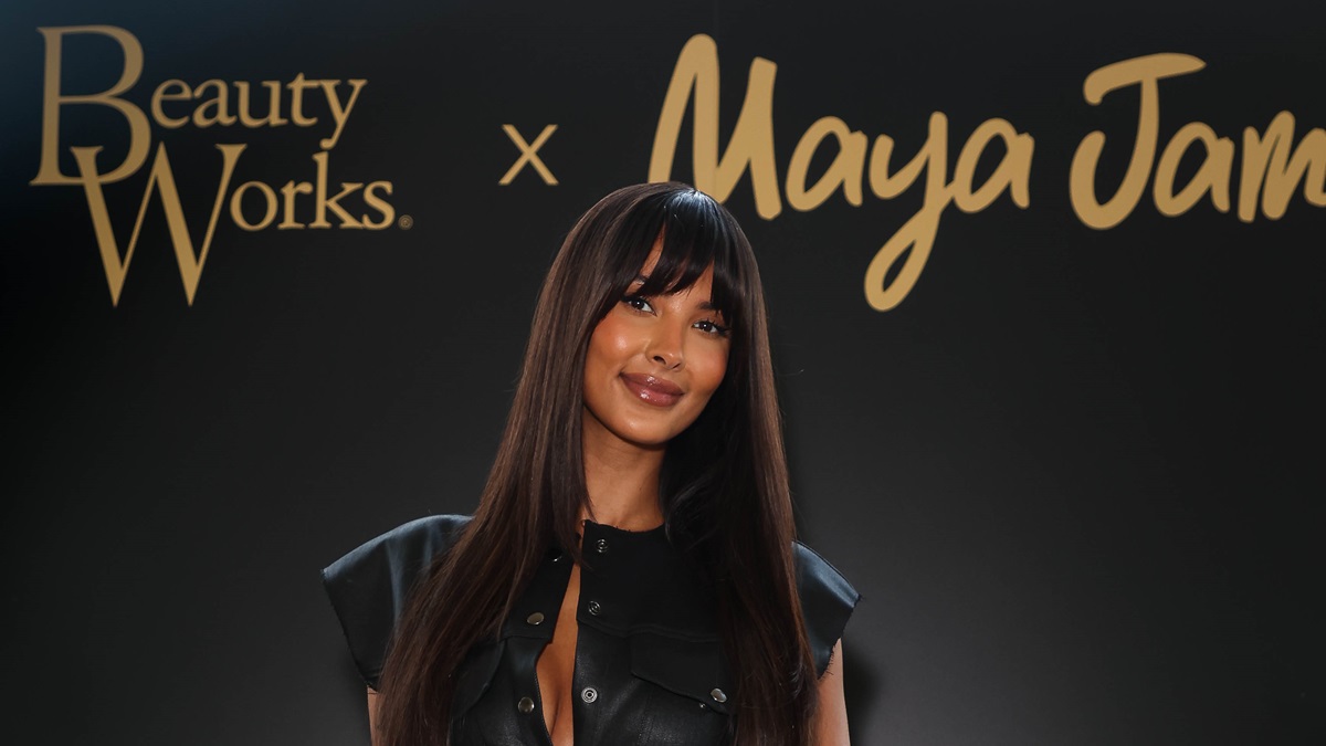 Maya Jama Sashays in Latex Catsuit in Rimmel London Video - Mandatory