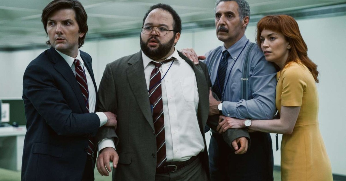 Severance Season 2 Cast Appears in Pop-up Cubicles at Grand Central ...