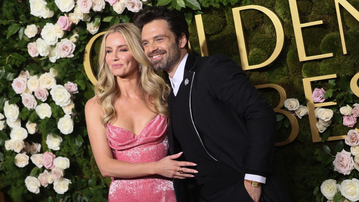 Sebastian Stan & Girlfriend Annabelle Wallis Stun at Golden Globe ...