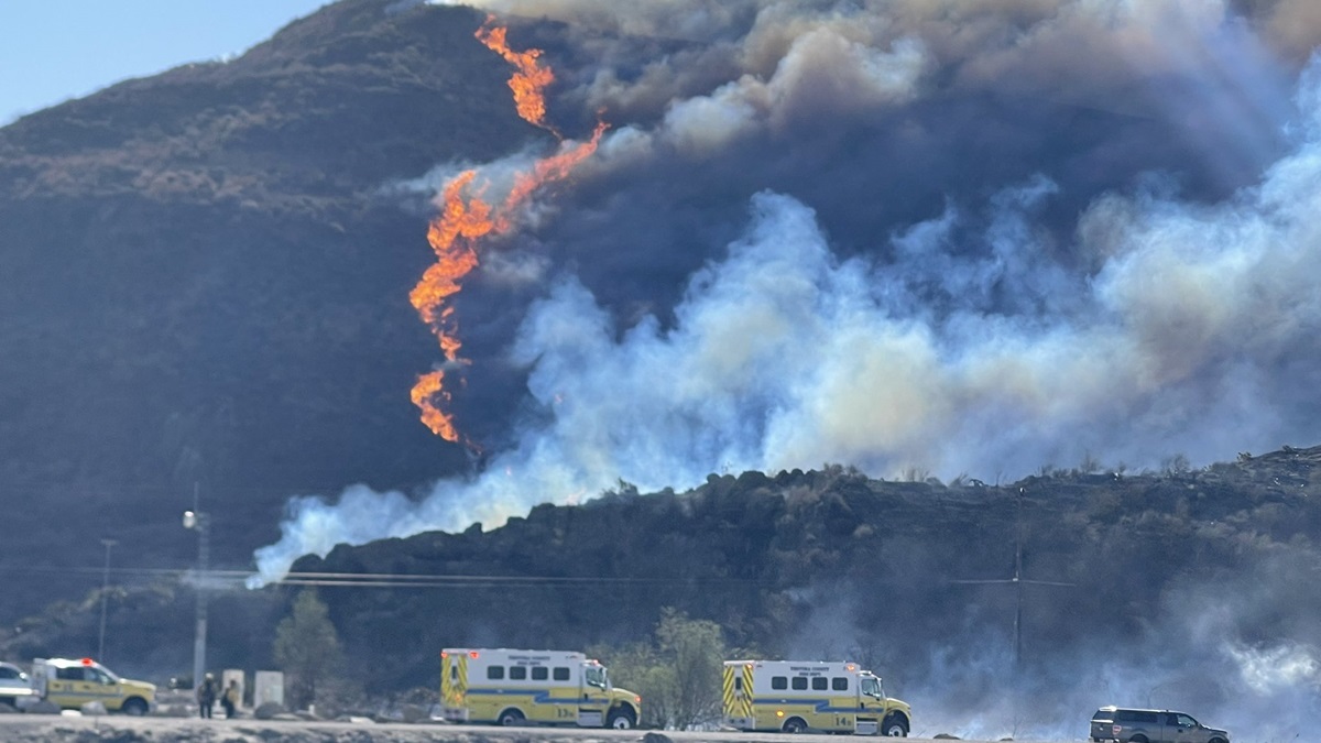 Laguna Fire Map Near Camarillo Reveals How Far The Flames Have Spread ...
