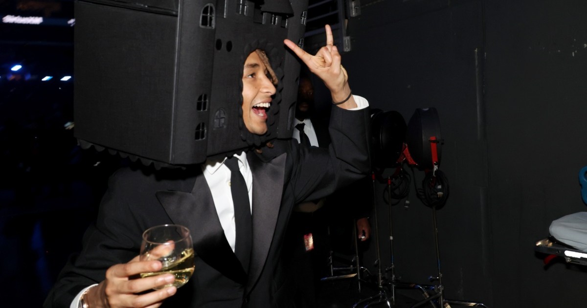 Here’s Why Jaden Smith Wore a ‘Castle Hat’ at the 2025 Grammys