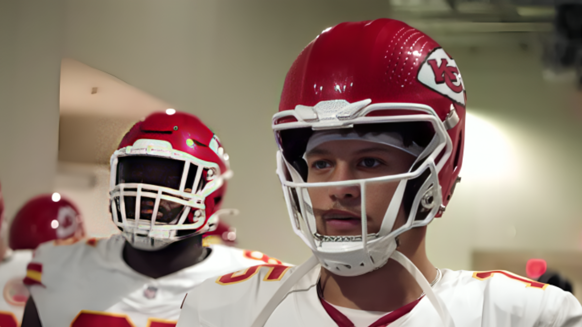 Woman Stabbing Patrick Mahomes Voodoo Doll at Super Bowl