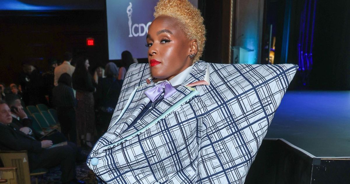 Janelle Monae Structured Fit Adds Drama to Awards Night Photos - Mandatory