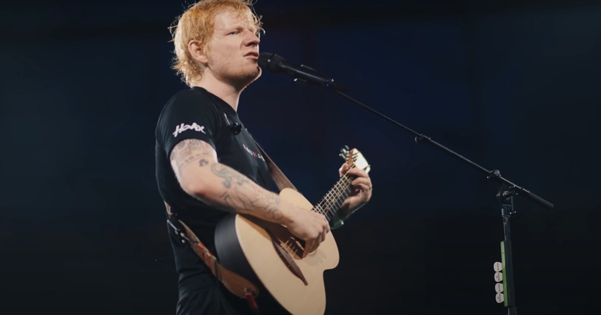 Ed Sheeran Goes Shirtless for Viral Morning Routine - Mandatory