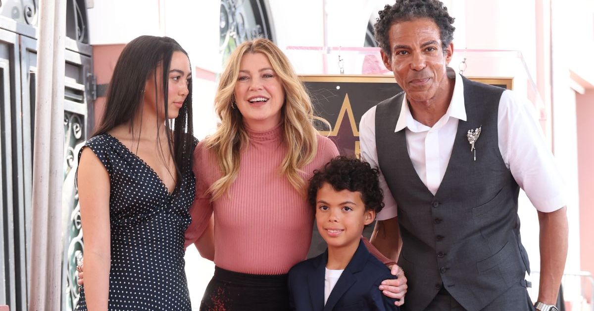 Ellen Pompeo Receives Her Star Alongside Husband & Kids - Mandatory