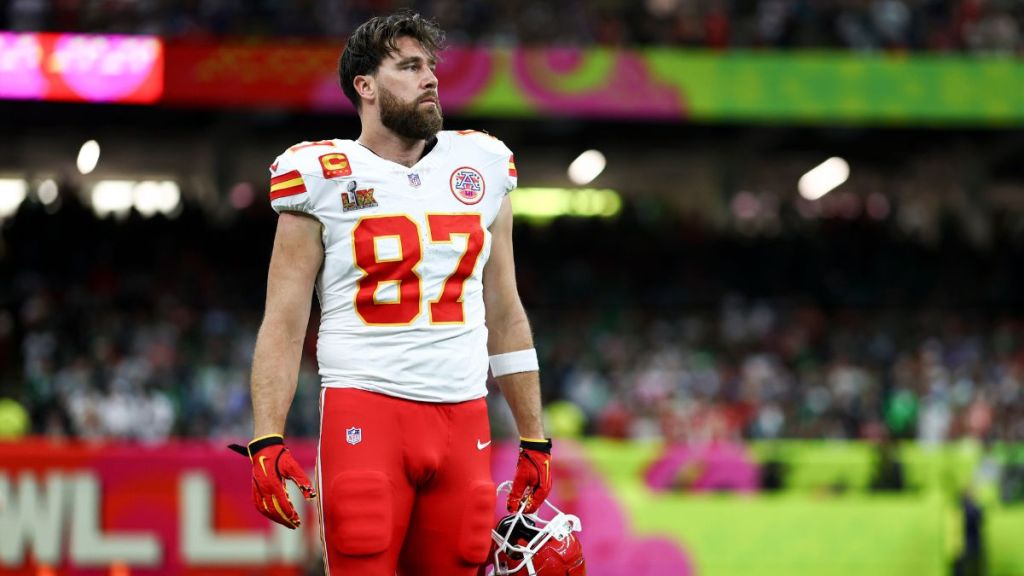 Travis Kelce Opts Not To Shed His Shirt After Back Hair Pic Goes Viral - Mandatory