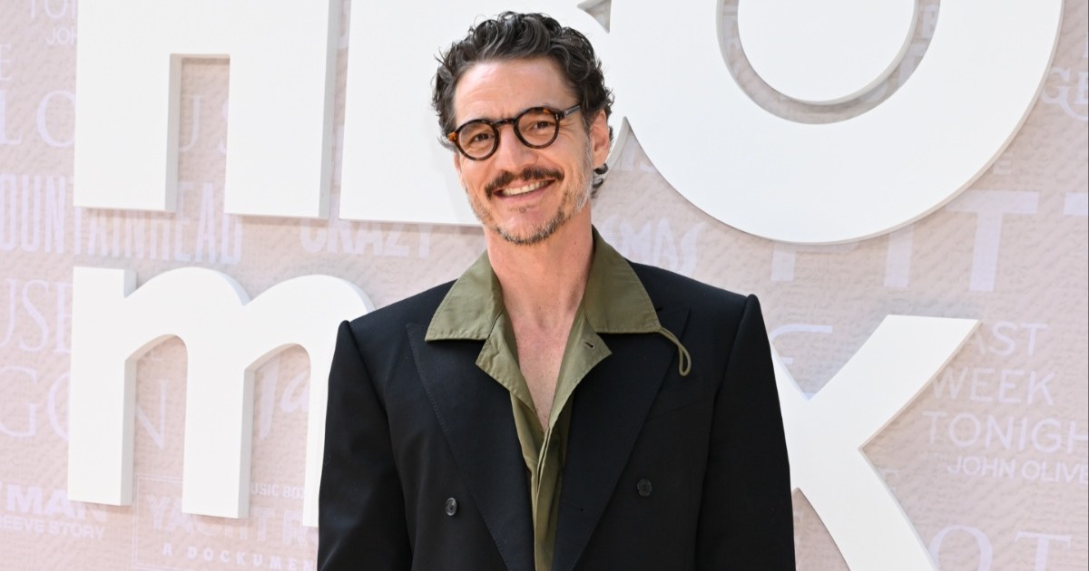 Pedro Pascal Looks Masculine in Retro Red Carpet Look - Mandatory
