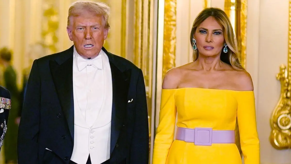 Melania Trump’s Yellow Gown at Royal State Banquet Highlights Her Bold ...