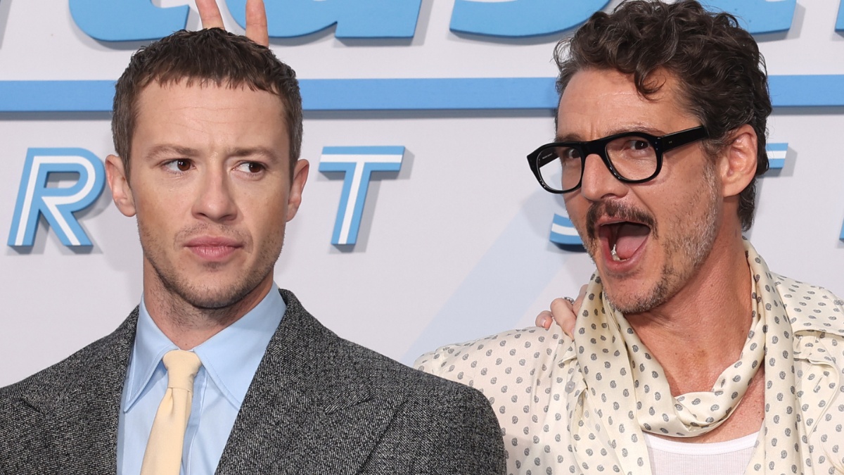 Joseph Quinn Makes Pedro Pascal Scream in Funny Movie Blooper - Mandatory