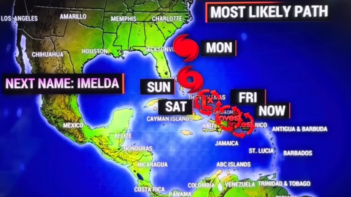 Here's If 'Imelda' Will Be a Hurricane That Hits the US - Mandatory