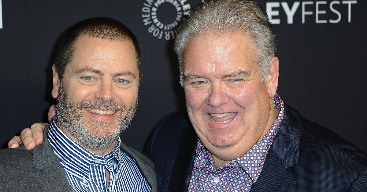 Parks & Rec Star Nick Offerman Teams Up With Flight Attendants to Prank ...