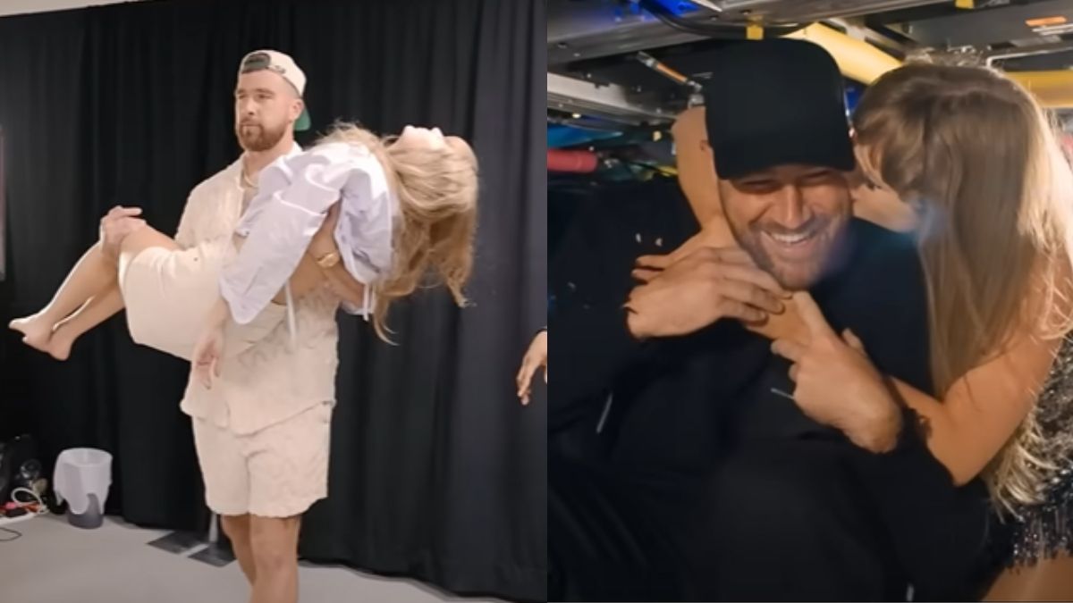 Taylor Swift & Travis Kelce's Cozy Moments Part of 'The Eras Tour' Trailer - Mandatory