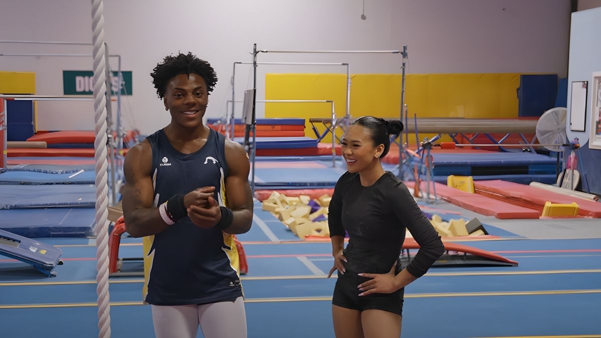 IShowSpeed in ‘Generational Aura Debt’ After Farting in Front of This Olympic Gymnast - Mandatory