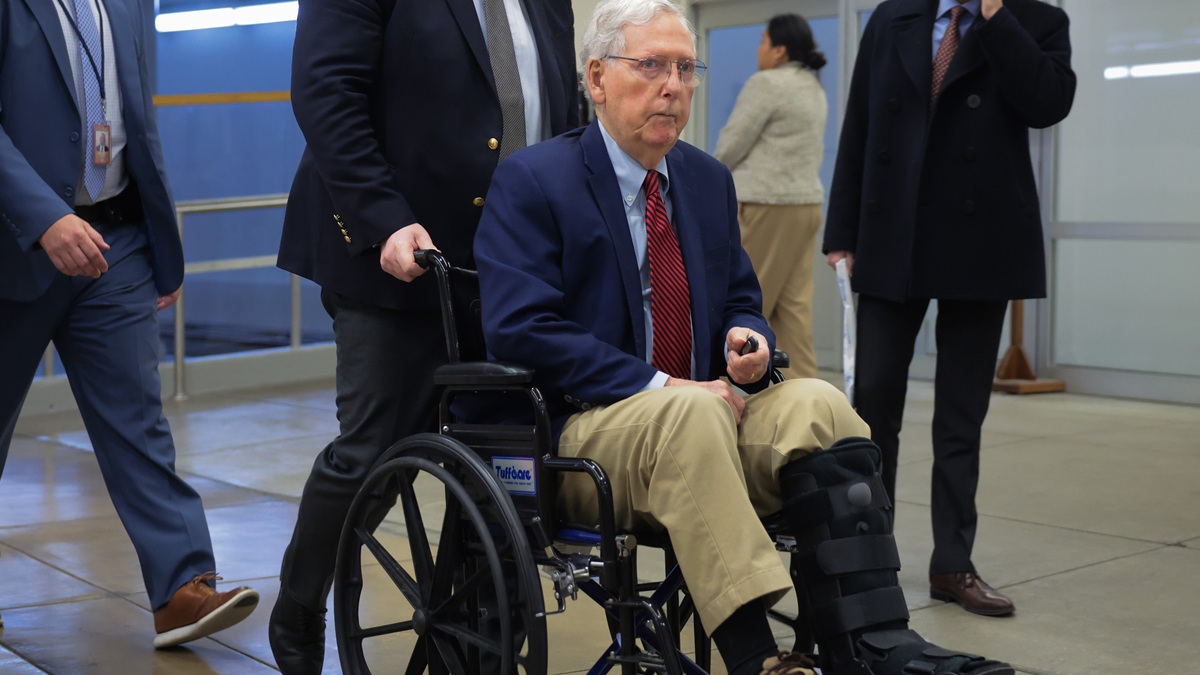 Here's Every Time Mitch McConnell Has Fallen Since 2019 - Mandatory