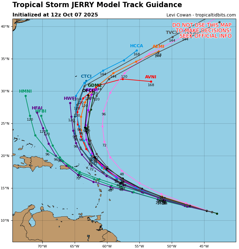 Here's If Tropical Storm Jerry Could Become a Hurricane That Hits the ...