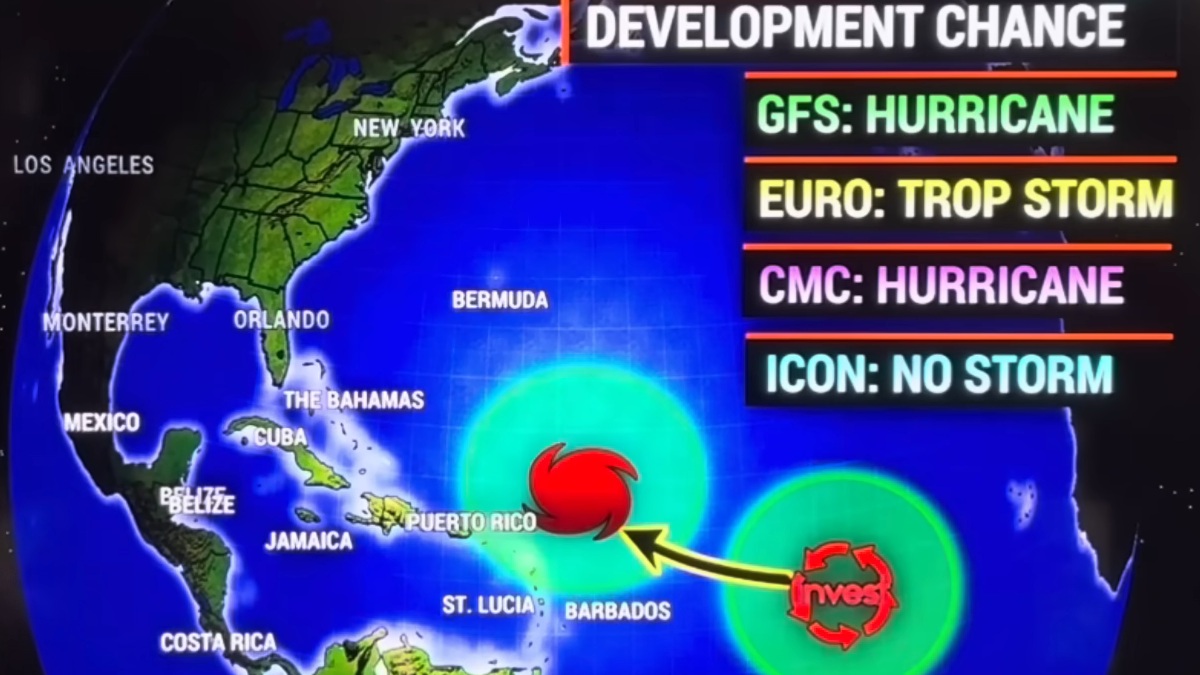 Here's If Tropical Storm Jerry Could Become a Hurricane That Hits the ...