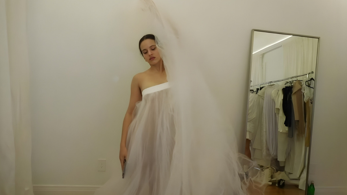 Rosalía Wearing Nothing But Sheer Tulle Dress Is Must See - Mandatory