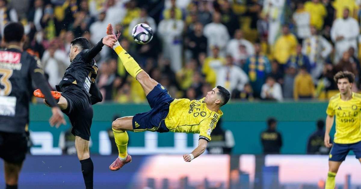 Cristiano Ronaldo’s Bicycle Kick for Al-Nassr Goes Viral: 'He’s Not ...