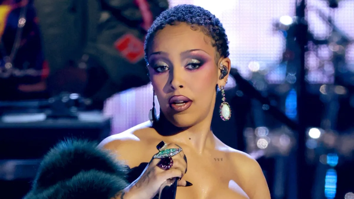 Doja Cat Looks 'The Coolest' in Bold Animal Print Bodysuit - Mandatory