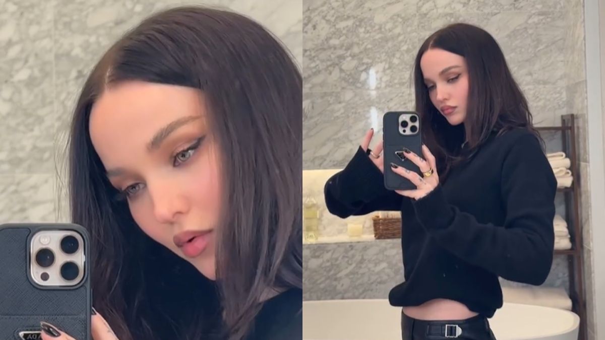 Dove Cameron Gives Sneak Peek of New Cover in Miniskirt & Crop Top ...