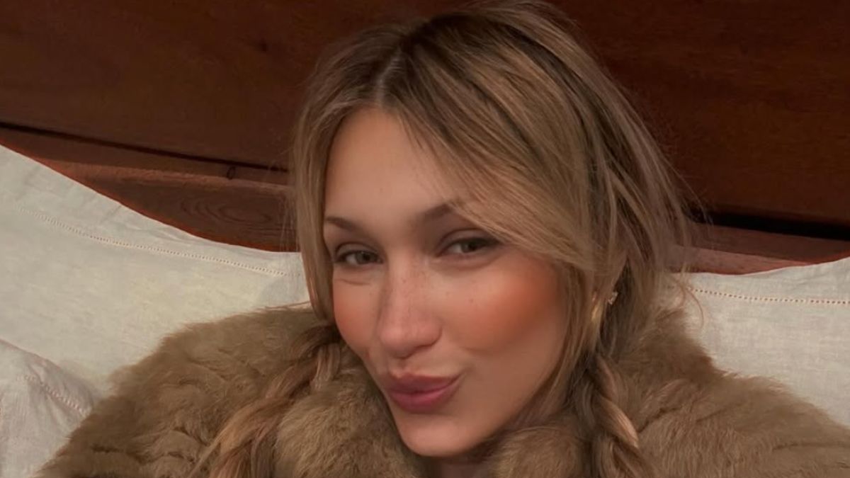 Bella Hadid's Cozy Selfie in Pigtails Is Everything - Mandatory