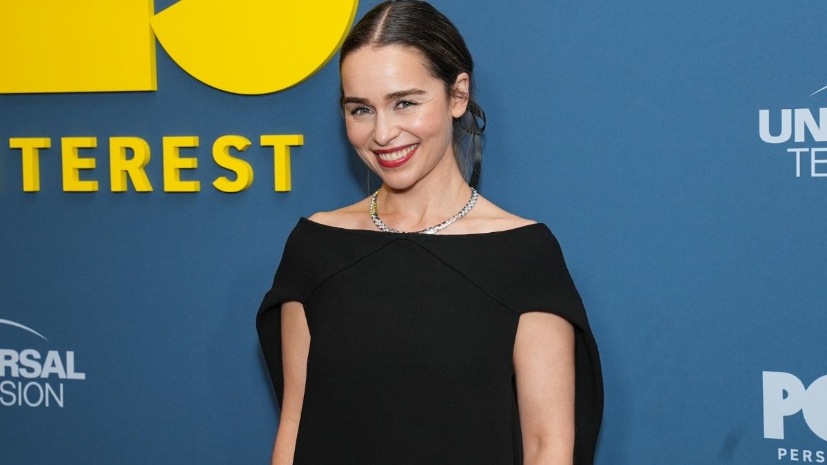 Emilia Clarke Is Quiet Luxury Queen in the Row Draped Dress - Mandatory