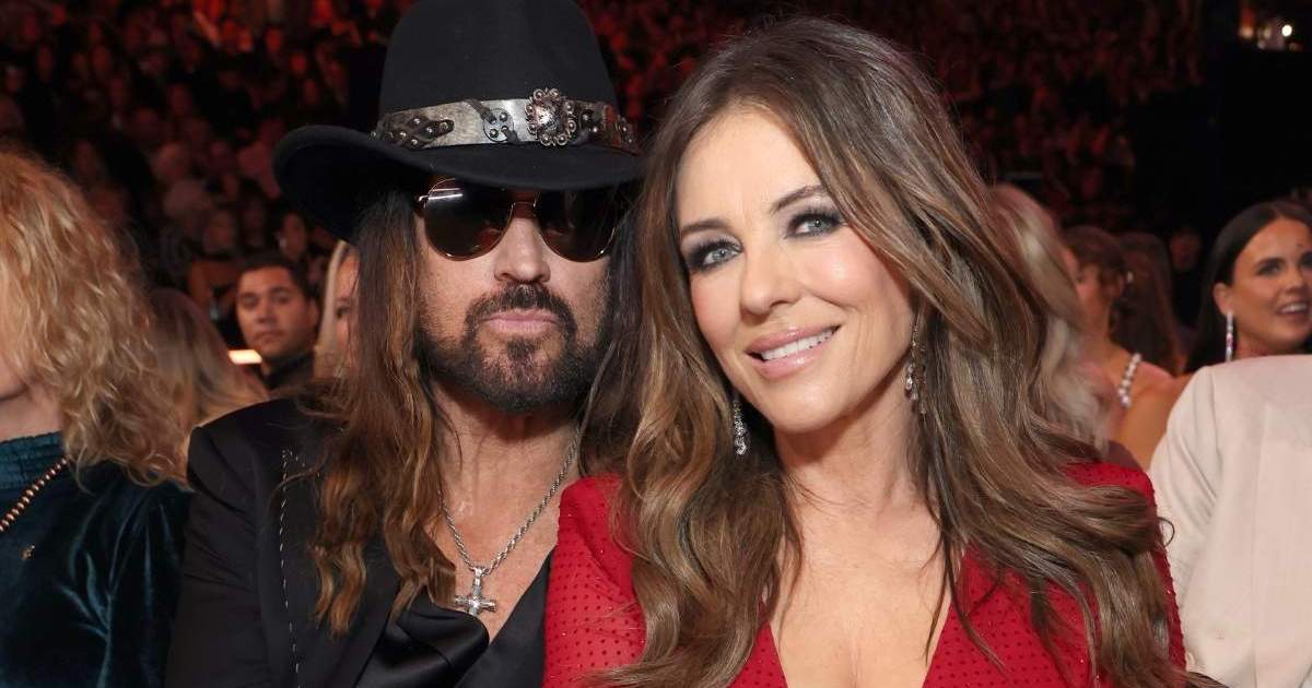 Elizabeth Hurley & Billy Ray Cyrus Celebrate NYE the James Bond Way ...