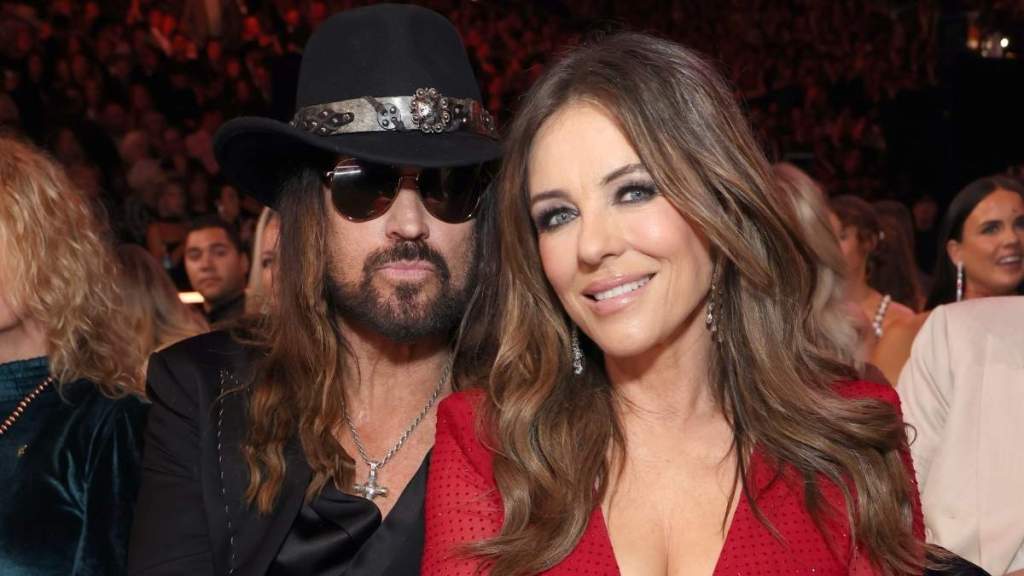 Elizabeth Hurley & Billy Ray Cyrus Celebrate NYE the James Bond Way ...
