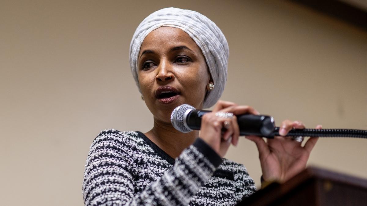 Ilhan Omar Sprayed by Unknown Substance at Town Hall - Mandatory