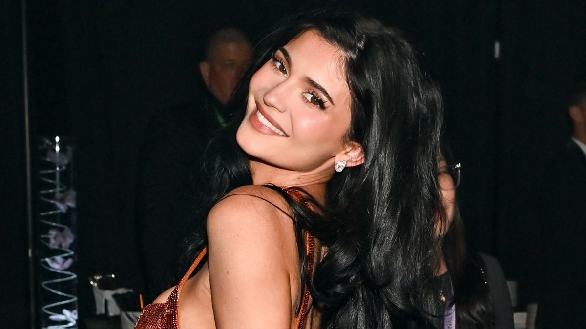 Kylie Jenner’s Black Dress Is Hanging on by the Thinnest Straps - Mandatory