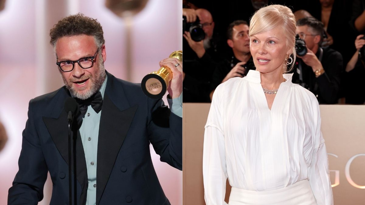 Seth Rogen Made Pamela Anderson Feel ‘Yucky’ at Golden Globes - Mandatory