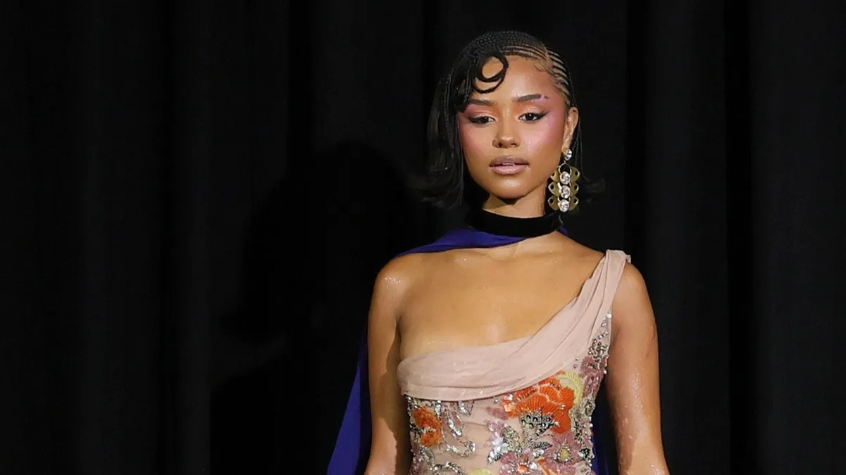 Tyla Wows in Sequined Minidress For PFW - Mandatory