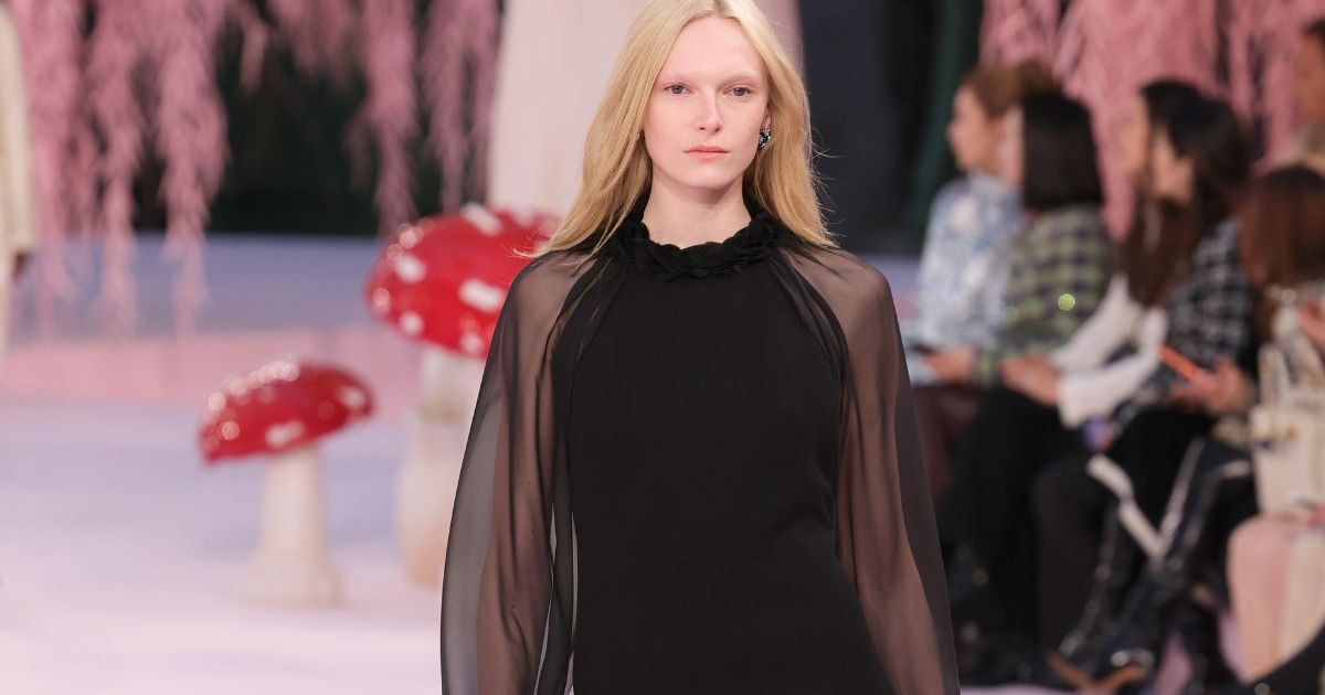 Alex Consani's Fully Sheer Skirt Reveals a Thong at Paris Show - Mandatory