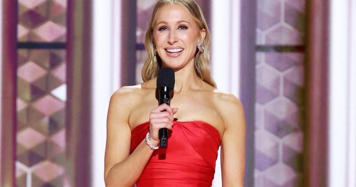 Nikki Glaser Wearing Thigh-Slight Dress Is Serving Serious Heat - Mandatory